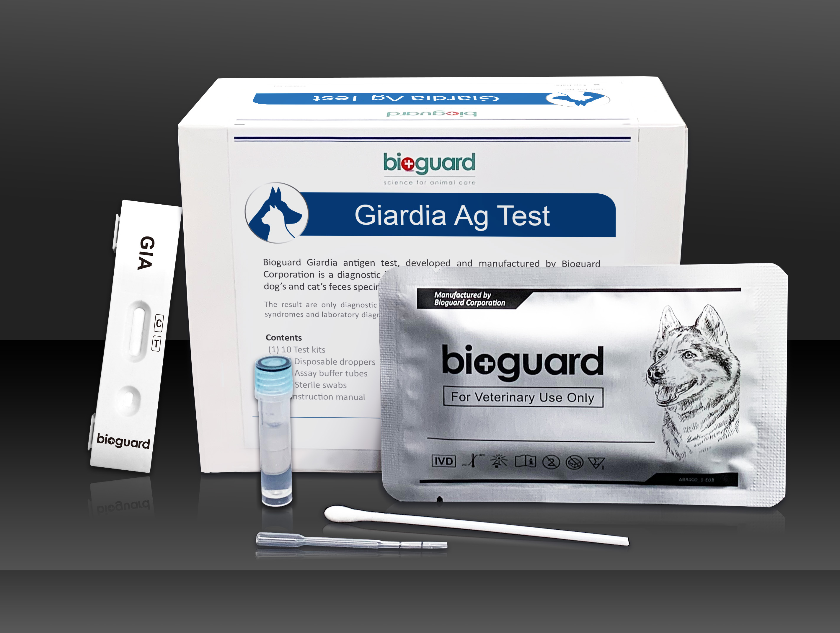 Giardia Ag Test-feline - Bioguardlabs