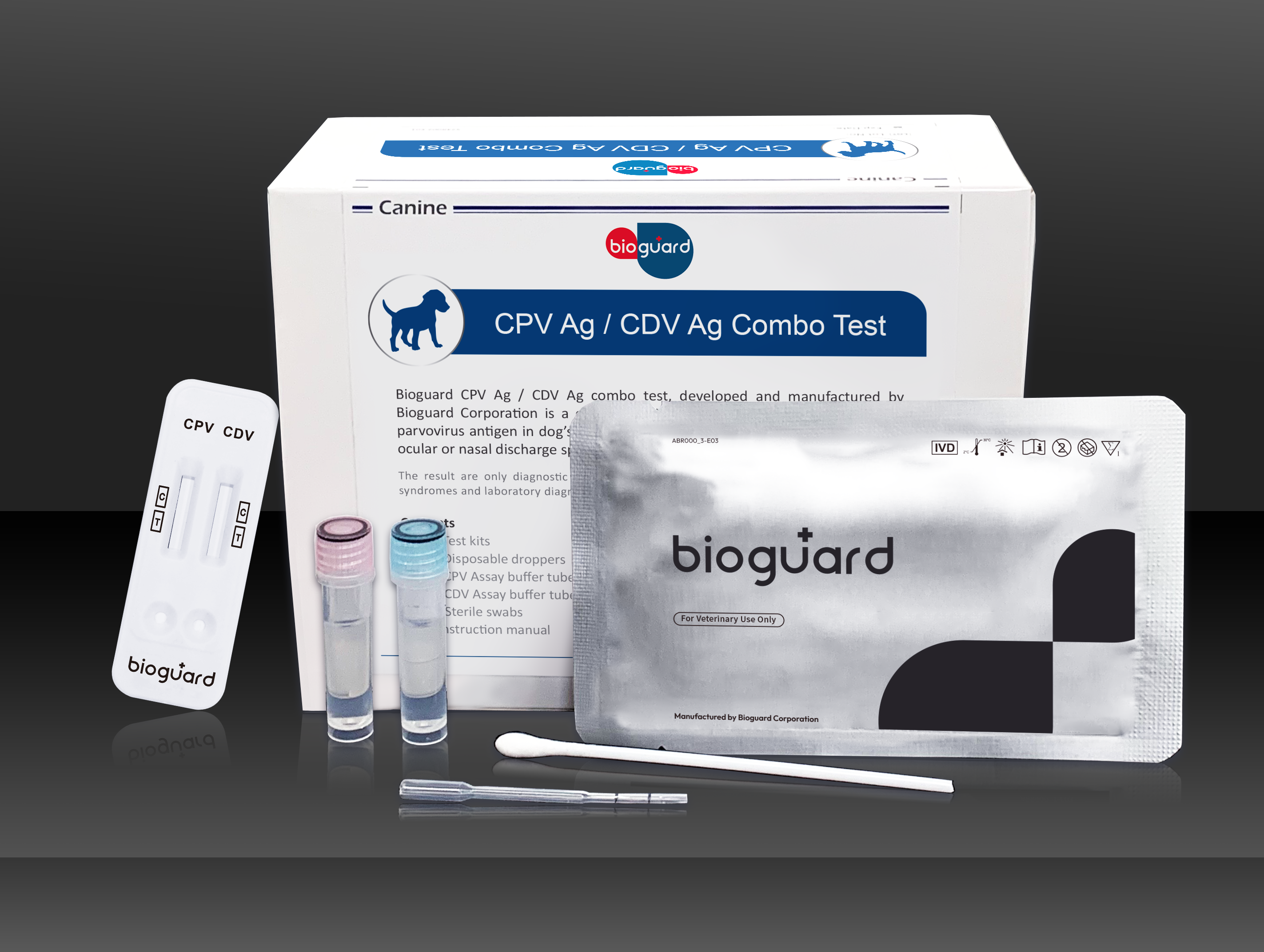 CPV Ag / CDV Ag Combo Test - Bioguardlabs